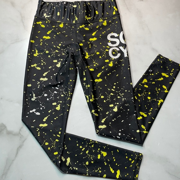 Terez | Pants & Jumpsuits | Terez For Soul Cycle Paint Splatter ...